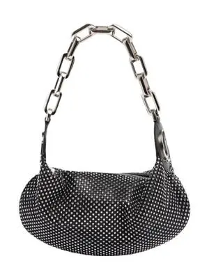 CHRISTIAN LOUBOUTIN Le 54 Chain Leather Shoulder Bag - Black