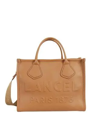 LANCEL Double Handle Shoulder Bag - Camel