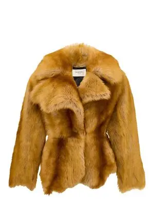 SAINT LAURENT Saint Laurent Short Shearling Coat