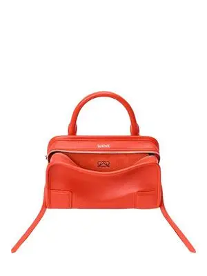 Loewe Mini Amazona 180 Bag In Soft Calfskin - Red