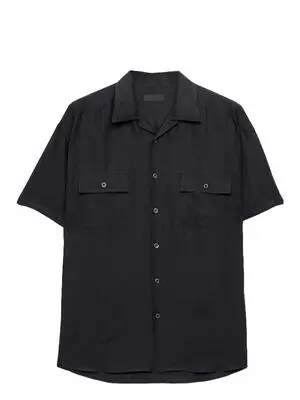 Prada Linen Shirt - Black