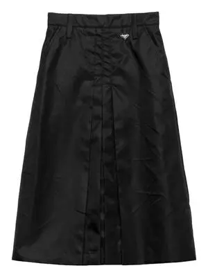 PRADA Prada Re-Nylon Pleated Midi Skirt