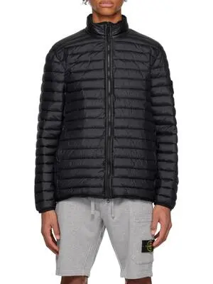 Stone Island Quilted Down Jacket - Blue