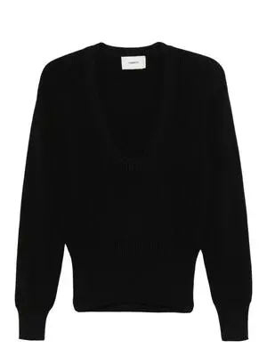 Coperni Ribbed Sweater - Black