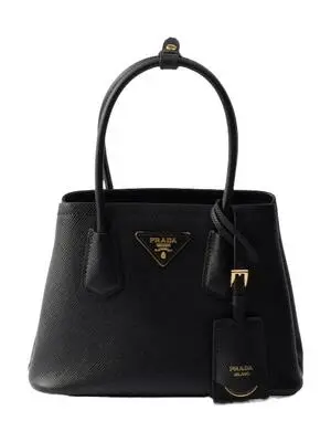 Prada Double Saffiano Leather Mini-bag - Black
