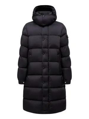 Moncler Hanoverian Hooded Long Down Jacket - Black