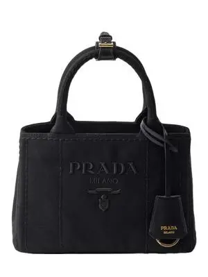 Prada Canvas Mini Bag - Black