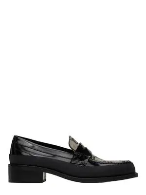 MISBHV Jacquard Monogram Loafers - Black