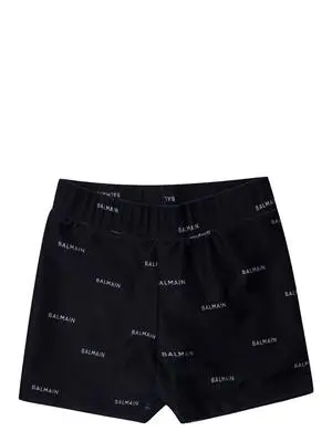 BALMAIN Balmain Logo Print Swimming Trunks