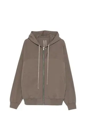 Rick Owens Loose Fit Hooded Sweatshirt - Gray