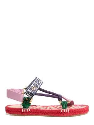 Valentino Garavani Valentino Garavani Lake Powell Open Toe Espadrille Sandals Multicolor