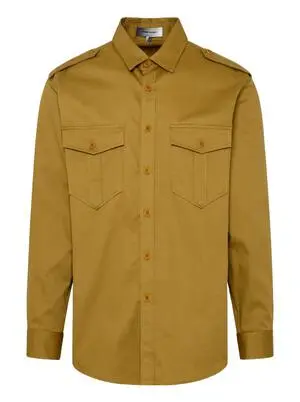 Isabel Marant Étoile Logo Embroidered Pomili Shirt - Brown
