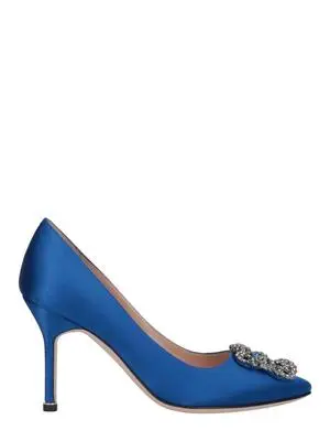 Manolo Blahnik Logo High Heels - Blue