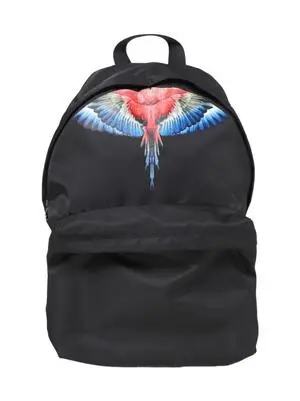MARCELO BURLON COUNTY OF MILAN Wings Print Backpack - Black