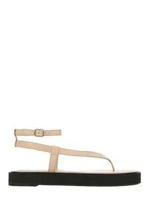 By Far Cece Flatform Sandals - Black