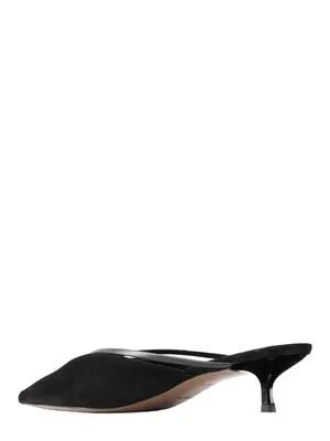 NEOUS Bosona Pointed Toe Mules - Black