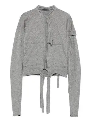 Ottolinger Strappy Cardigan - Grey