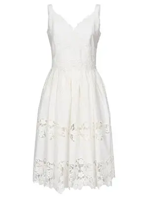 Dolce & Gabbana Sleeveless V-neck Midi Dress - No
