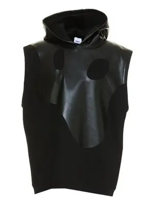 BURBERRY Burberry Sleeveless Leather Hoodie
