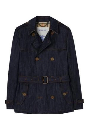 BURBERRY Burberry Short Denim Trench Coat