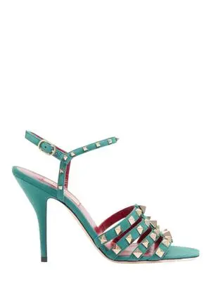Valentino Garavani Studded High-heeled Sandals - Blue