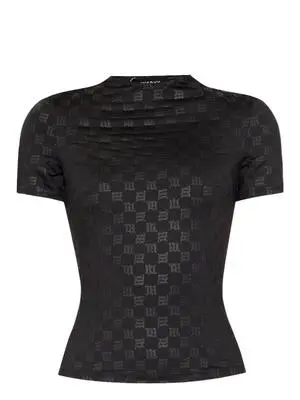 MISBHV Monogram Mockneck T-shirt - Black