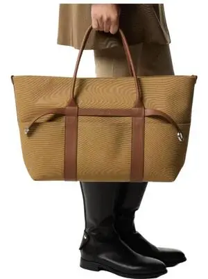 Loro Piana Large Shopper Tote - Brown