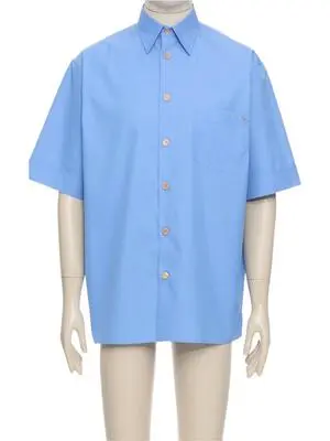 Valentino Garavani Short-sleeved Shirt - Blue