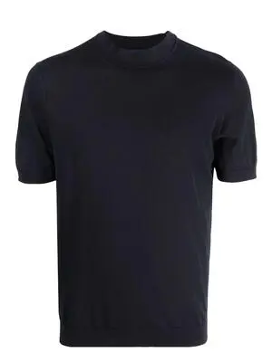DRUMOHR Round Neck Short-sleeved T-shirt - Black