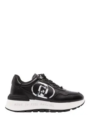 LIU JO Liu Jo Logo Embellished Lace-Up Sneakers