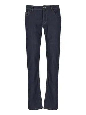 Jacob Cohen Contrast Stitching Jeans - Blue