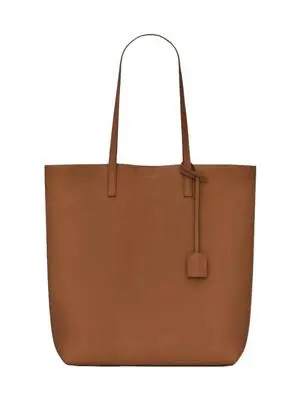 Saint Laurent Saint Laurent Shopping Bag N/S In Supple Leather Brick Red