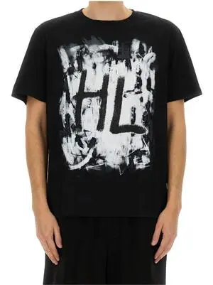Helmut Lang Scribble T-shirt - Black