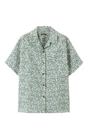 Loro Piana Loro Piana Short Sleeve Printed Shirt Green