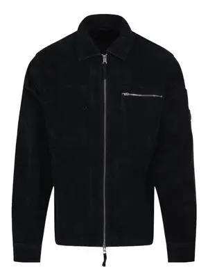C.P. COMPANY Lens Zipped Jacket - Black