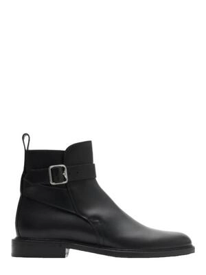 BURBERRY Burberry Leather Manor Jodhpur Boots