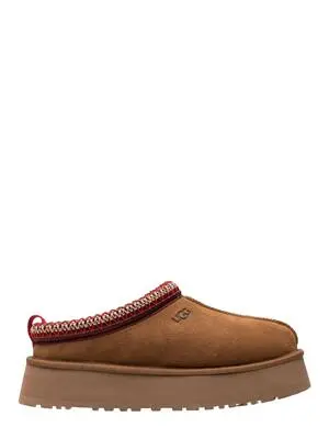 UGG UGG Tazz Logo Embossed Platform Slippers Maroon