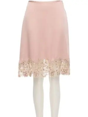Valentino Garavani Side-zip Embellished Midi Skirt - No