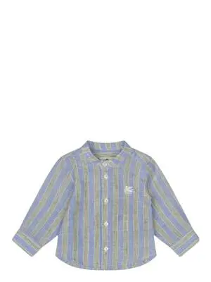 ETRO Etro Embroidered Striped Shirt