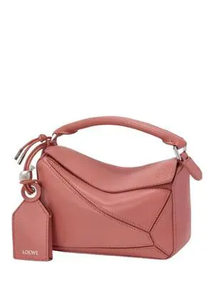 Loewe Loewe Mini Featherlight Puzzle Bag In Nappa Lambskin Blush