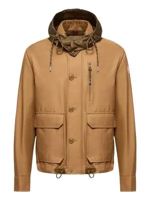 Moncler Montmirail Twill Shirt Jacket - Camel