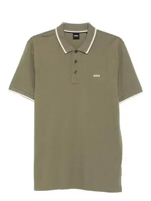 Hugo Boss Cotton Polo Shirt - Gray