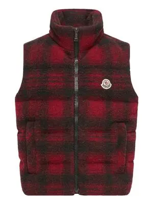 Moncler Laotari Down Vest - Black/red