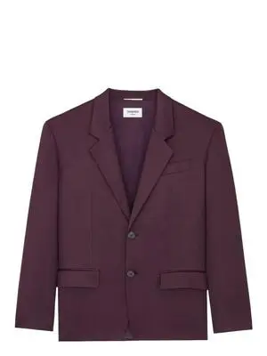 SAINT LAURENT Saint Laurent Silk Duchess Blazer