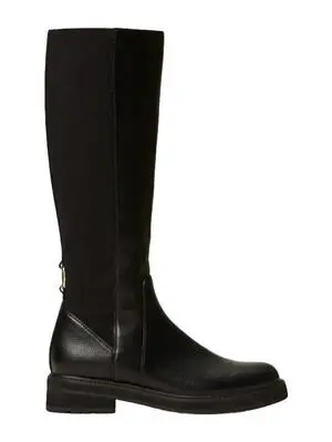 TWINSET Twinset Knee-High Boots With Gold-Tone Clasp