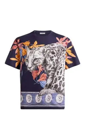 Etro Printed Crewneck T-shirt - Multicolor