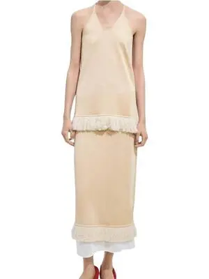 Bottega Veneta Bottega Veneta Silk Knit Top With Fringe Detail No
