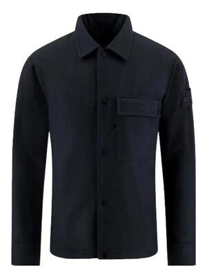STONE ISLAND Stone Island Long-Sleeved Straight-Hem Shirt