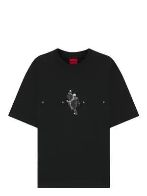 Hugo Boss Graphic-print T-shirt - Black