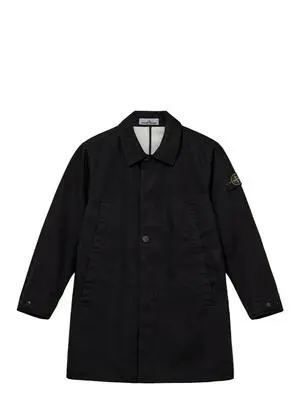 Stone Island Compass Badge Coat - Black